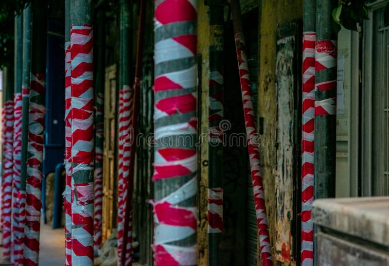 Construction Scaffolding Barricade Tape Stock Photos - Free & Royalty ... Construction Scaffolding Barricade Tape Stock Photos - Free & Royalty ...
