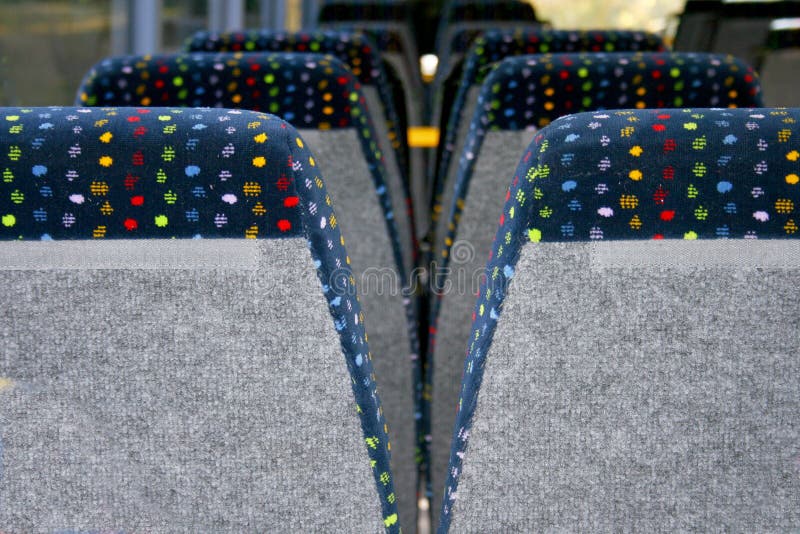 Row of seats stock photo. Image of blue, transport, train - 36794830