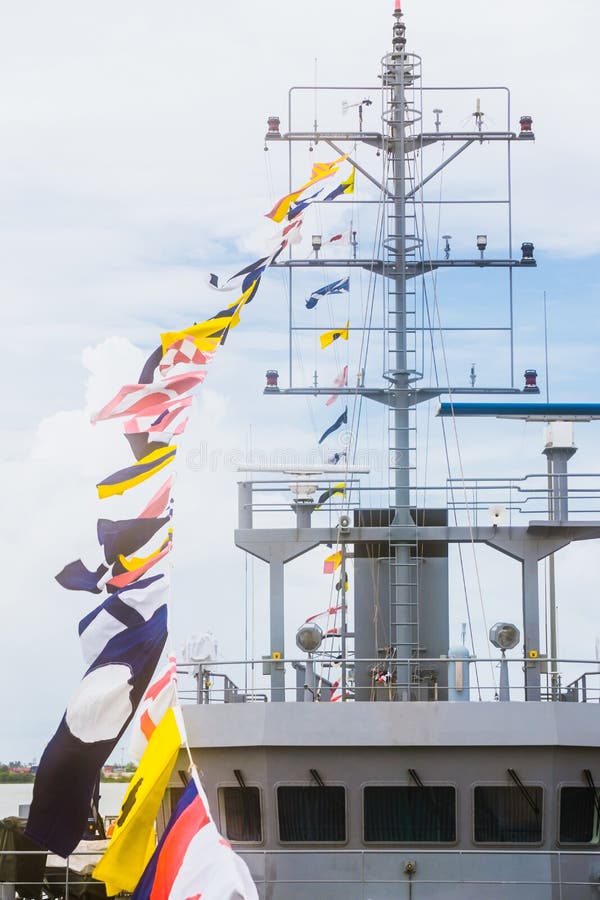 Row ship flag signal stock image. Image of boat, warship - 62692039