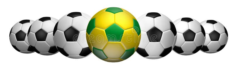 Row of soccer stock illustration. Illustration of games - 38069884
