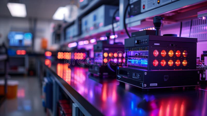 High-Tech Lab Equipment at Costaposta Research Facility Stock Image ...