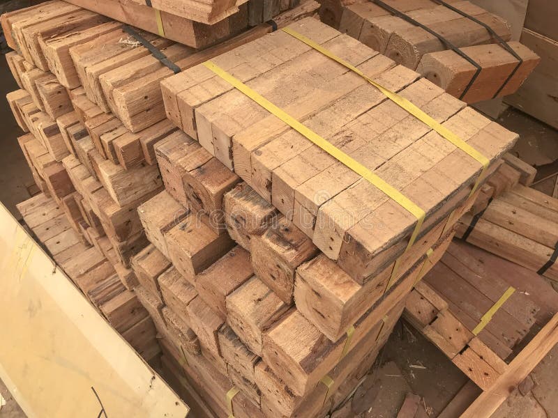 Stack of Wood in Storage Warehouse Stock Photo - Image of economy ...