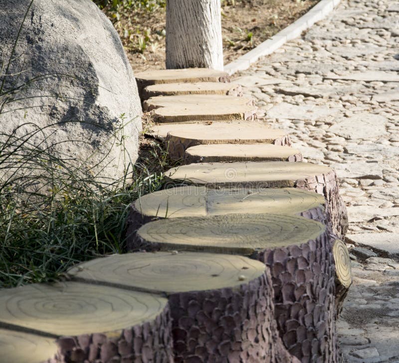 A row of stumps stock image. Image of material, stump - 116633623