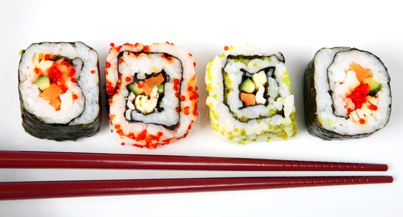 Sushi set stock photo. Image of japanese, saba, kappamaki - 3072696