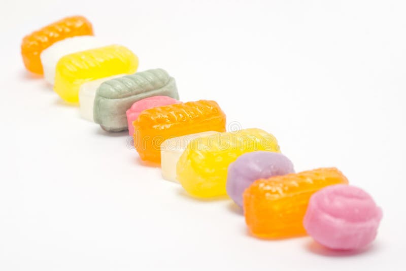 Row of sweets stock photo. Image of closeup, sweetie - 22839826