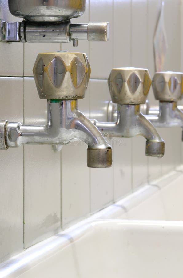 Row Water Tap Sink School Stock Photos - Free & Royalty-Free Stock ...