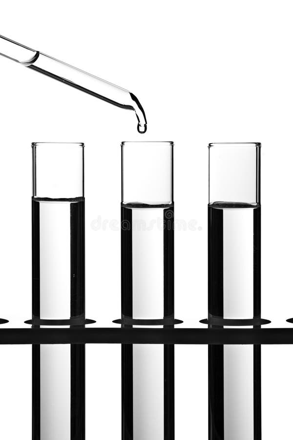 Row of test tubes stock image. Image of biotechnology - 17031907