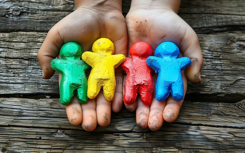 A Row of Toy People in Different Colors,DEI Strategy,Diversity, Equity ...