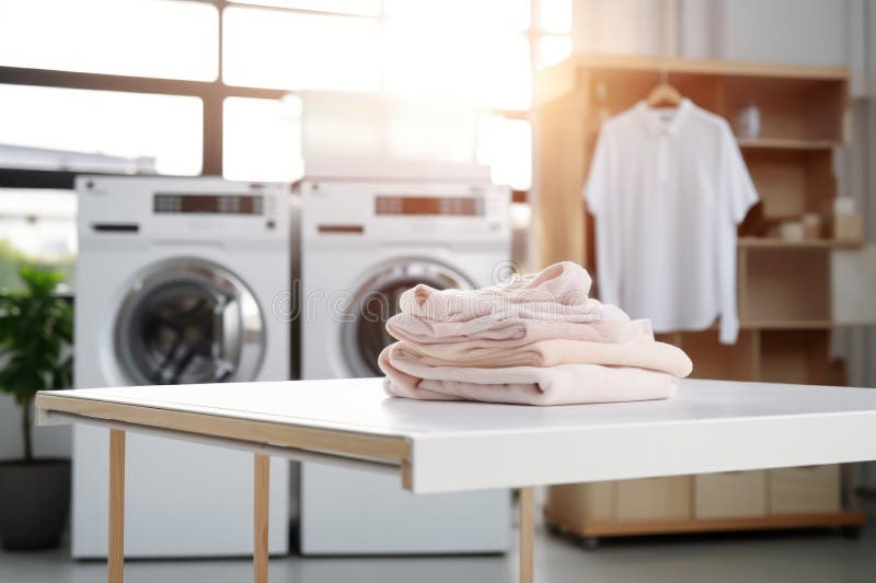 Row of Washing Machine of Laundry Business in the Public Store ...