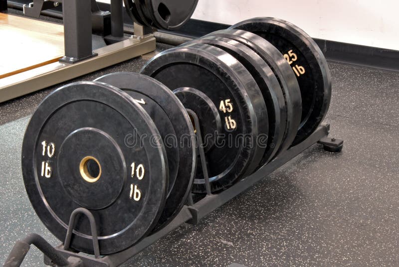 Row of weights stock photo. Image of sports, healthy - 13409416