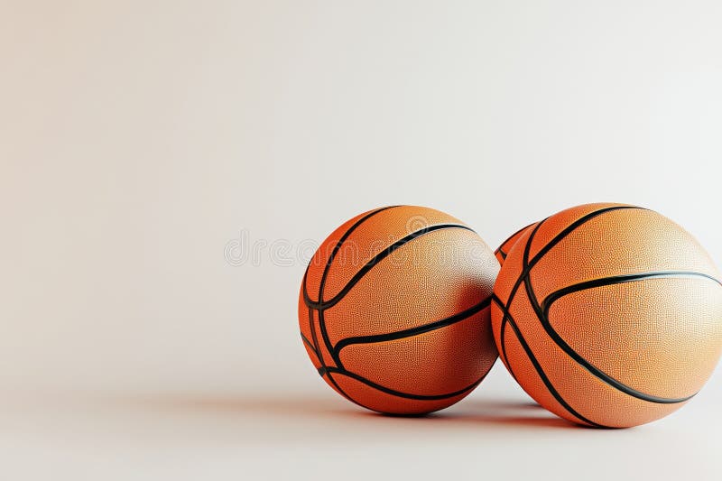 Three Basketballs Row White Background Stock Photos - Free & Royalty ...