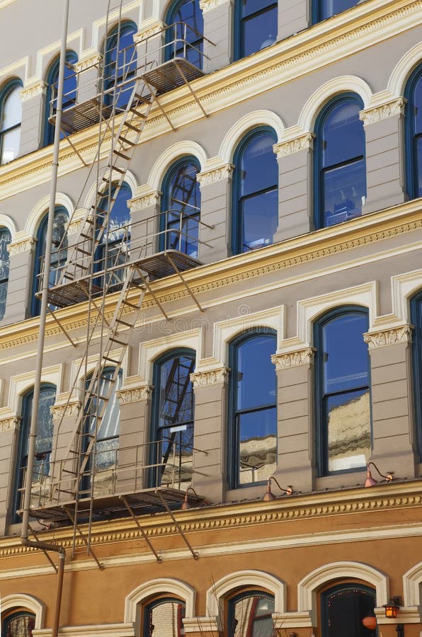 Row of windows. stock image. Image of offices, building - 13262481
