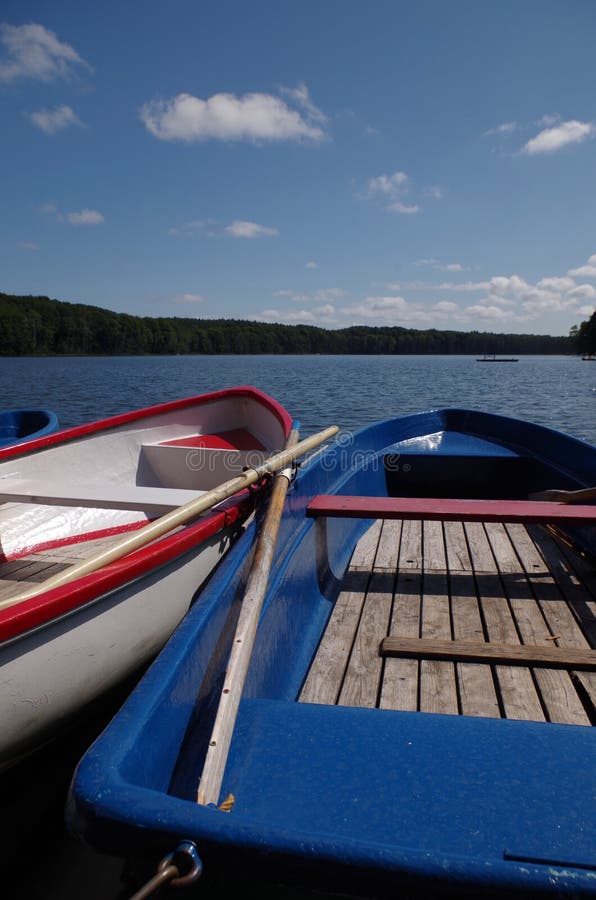 Rowboats at a Lake in Germany Stock Image - Image of rowboats, island ...