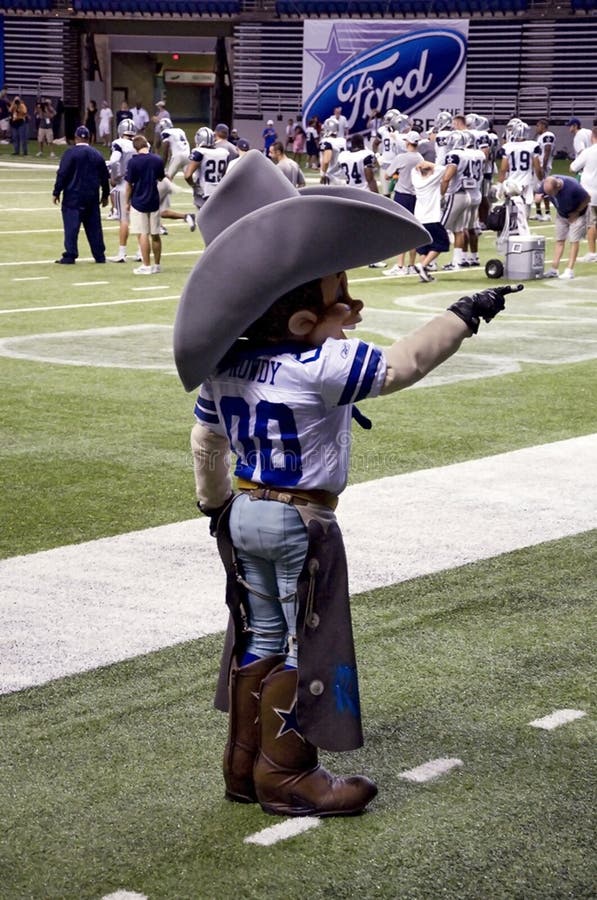 Rowdy Dallas Cowboy NFL Mascot Editorial Photography - Image of rowdy ...