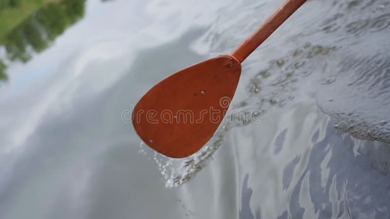 A Rower on a Boat Rowing an Oar. Stock Footage - Video of sport, rower ...