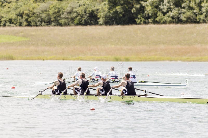Rowers in Rowing Boats in a Lake Editorial Photo - Image of olympic ...