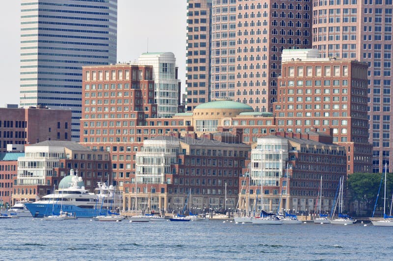 Rowes Wharf, Boston, USA stock image. Image of international - 20756035