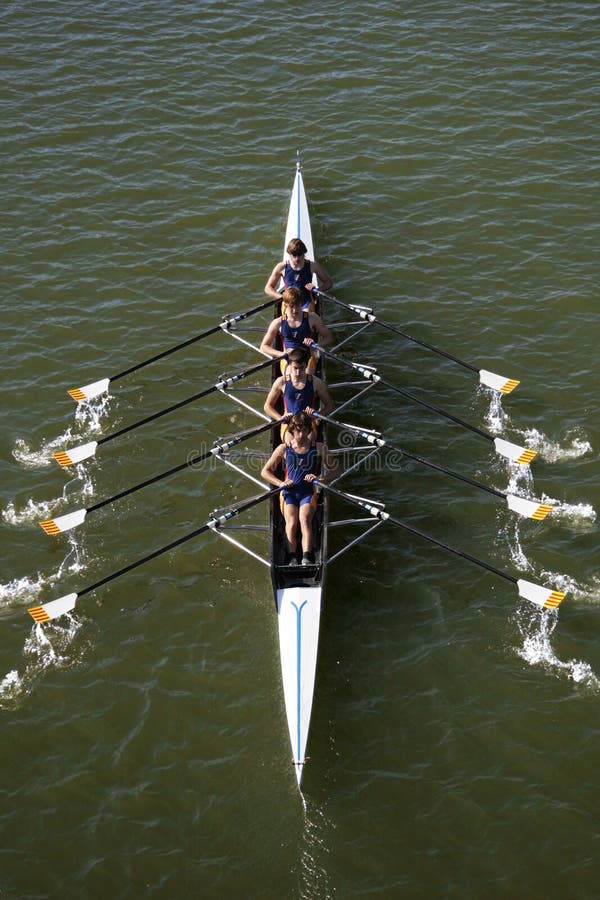 Skiff rowing stock photo. Image of rain, rowing, speed - 15007784