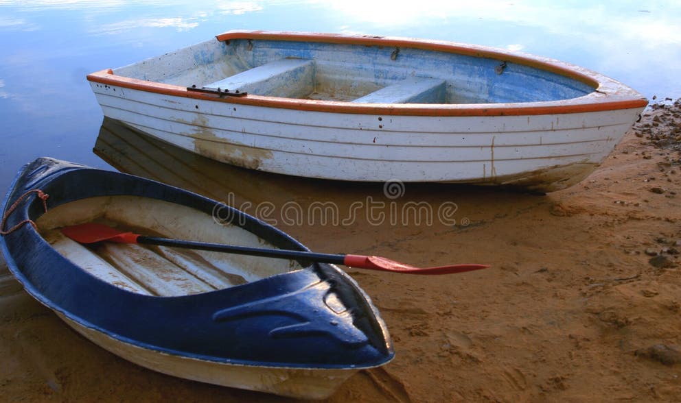 Rowing boat and kayak stock photo. Image of tranquil, peaceful - 6983326