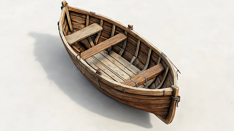 Rowing Boat Representing Teamwork and Unity Stock Illustration ...