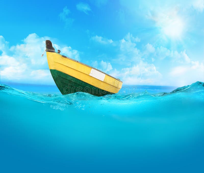 Rowing boat on the sea. stock image. Image of pacific - 87377975