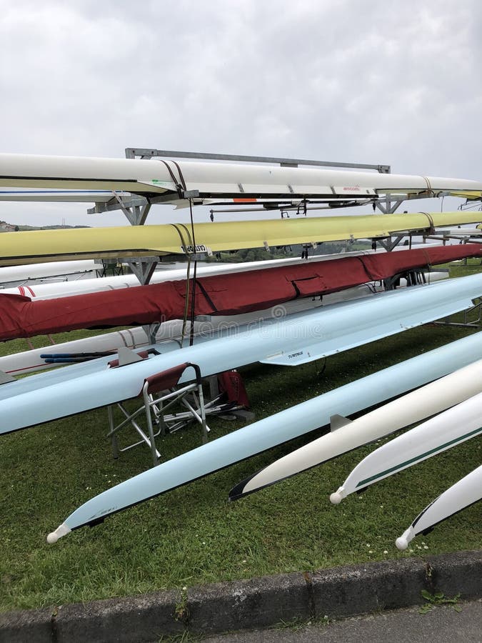Rowing boats editorial stock image. Image of sport, water - 116395889