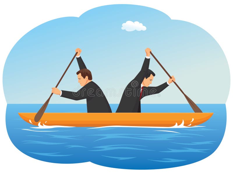 Rowing Stock Vector - Image: 52096114