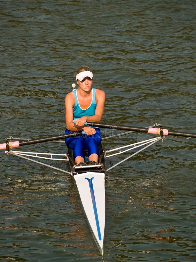 Rowing girl stock photo. Image of beauty, nature, healthy - 6227956