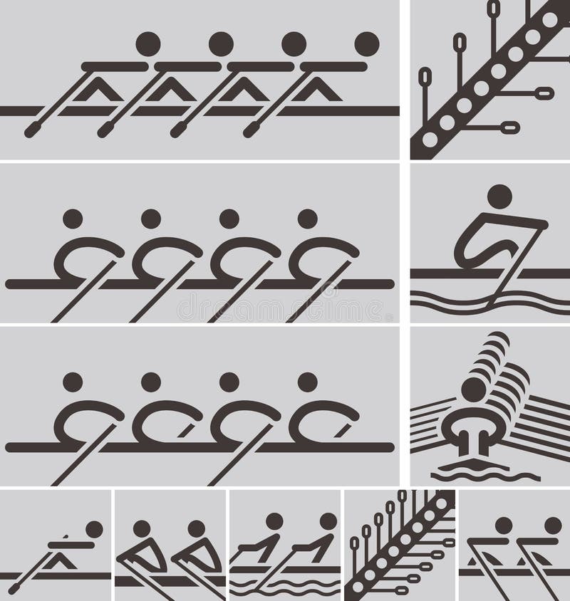 Olympic Rowing Clipart