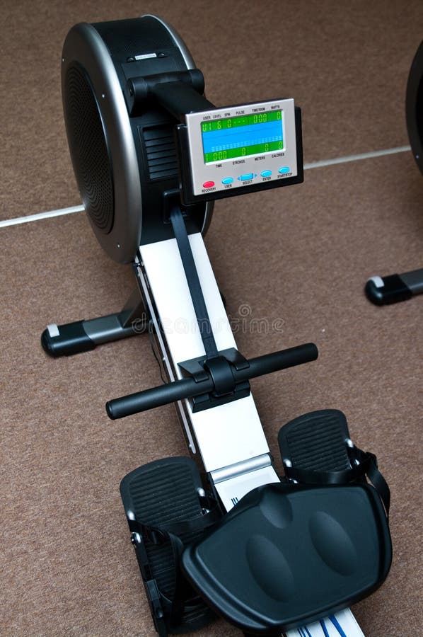 Rowing machine stock photo. Image of healthy, technology - 28917524