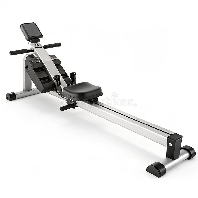 Rowing Machine with Adjustable Resistance Stock Illustration ...
