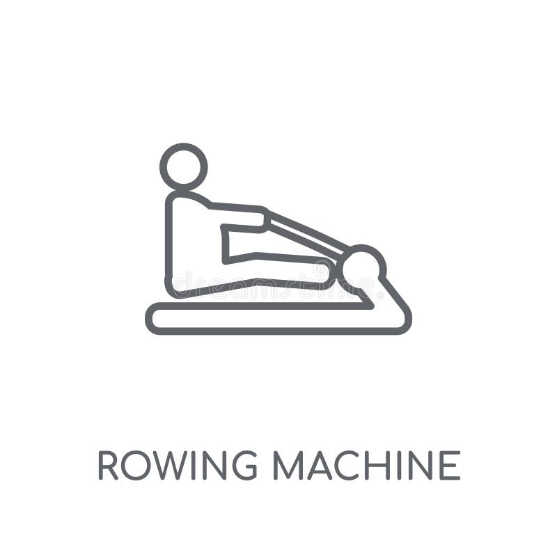 Linear Rowing Machine Icon from Gym and Fitness Outline Collection ...