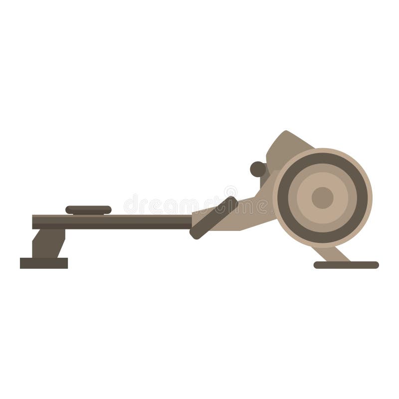 Rowing Machine Providing Indoor Exercise Training Session Stock Vector ...