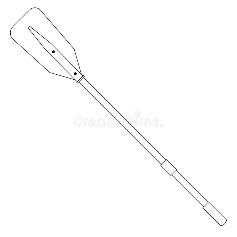 Rowing oar stock illustration. Illustration of icon, healthy - 58531259