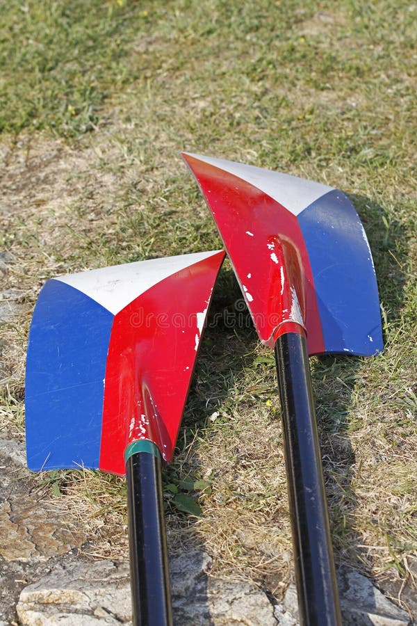 Rowing Oars stock image. Image of nautical, athlete, background - 42061561