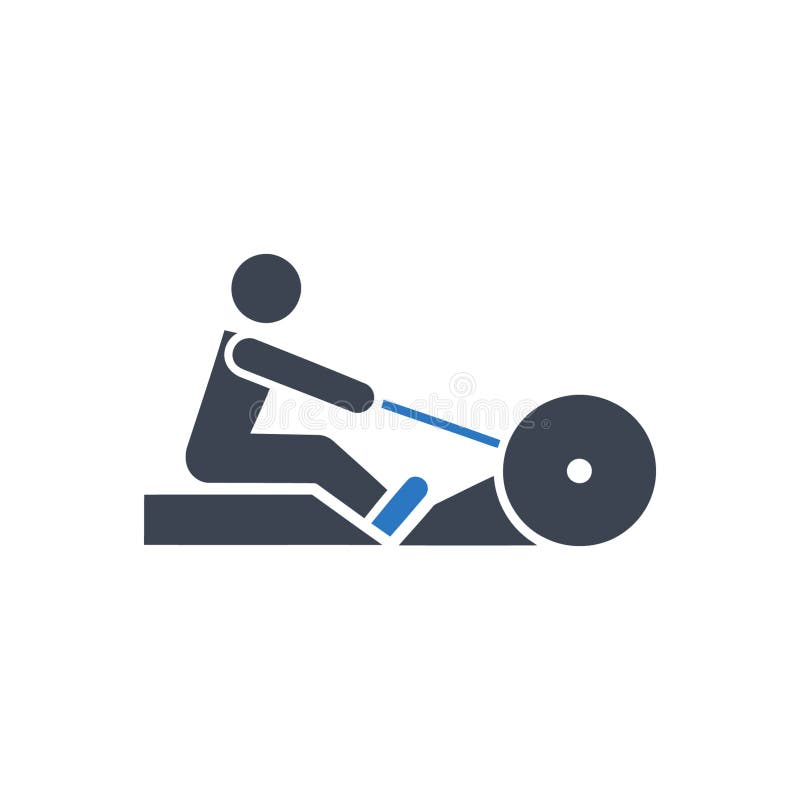 Rowing Sport Icon stock vector. Illustration of symbol - 374474749