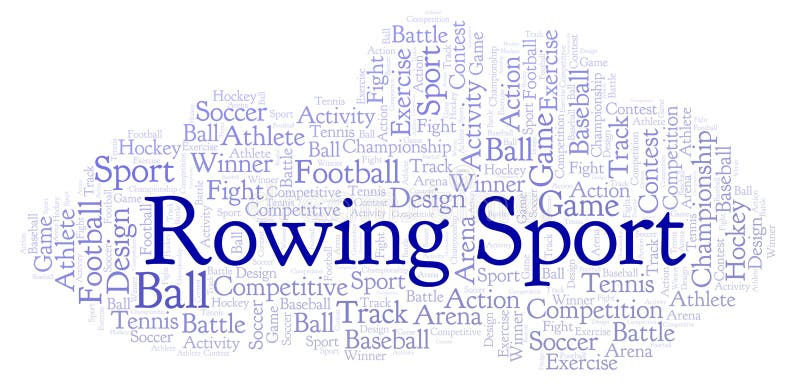 Rowing word cloud stock vector. Illustration of kayak - 175211805