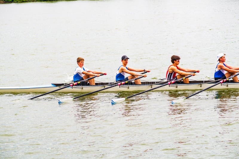 A rowing team training editorial photo. Image of endurance - 189662526