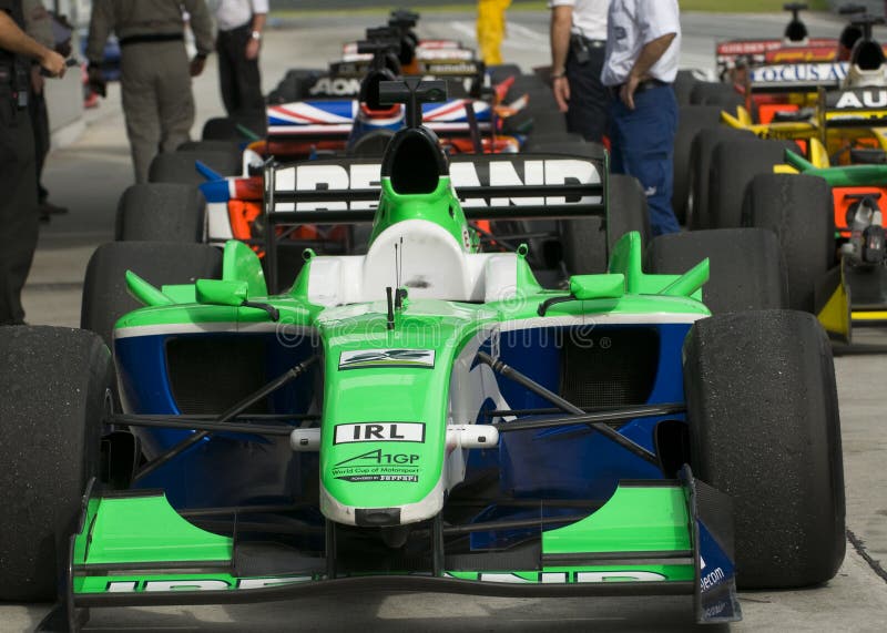 Rows of A1 Cars after Race in Sepang, Malaysia. Editorial Stock Photo ...