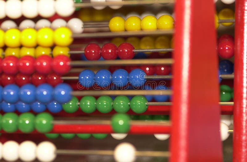 Rows of abaci stock photo. Image of abaci, white, abacuses - 92863498