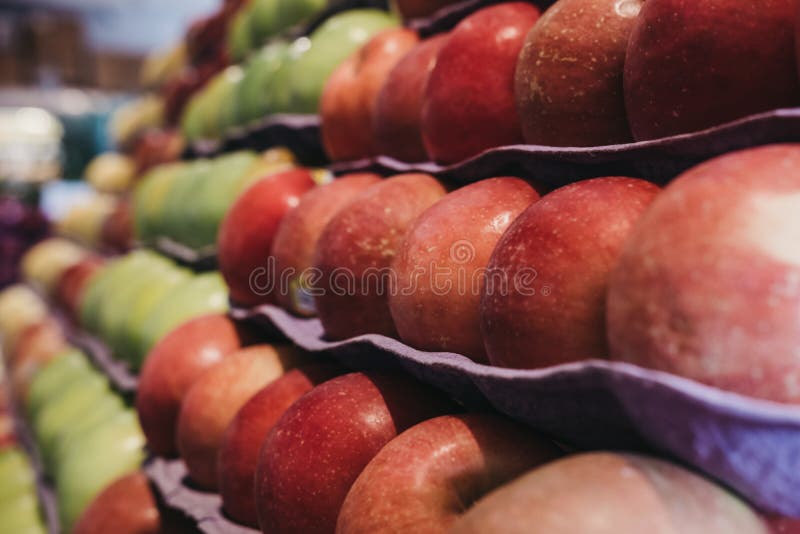 Rows of Apples stock photo. Image of cider, sour, fruit - 320182