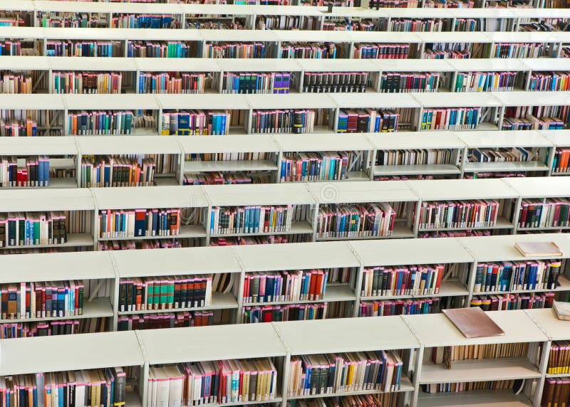 Rows of Books in a Public Library Editorial Photo - Image of industry ...