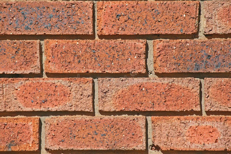 Rows of Bricks in a Built Wall Stock Photo - Image of neatly, daytime ...