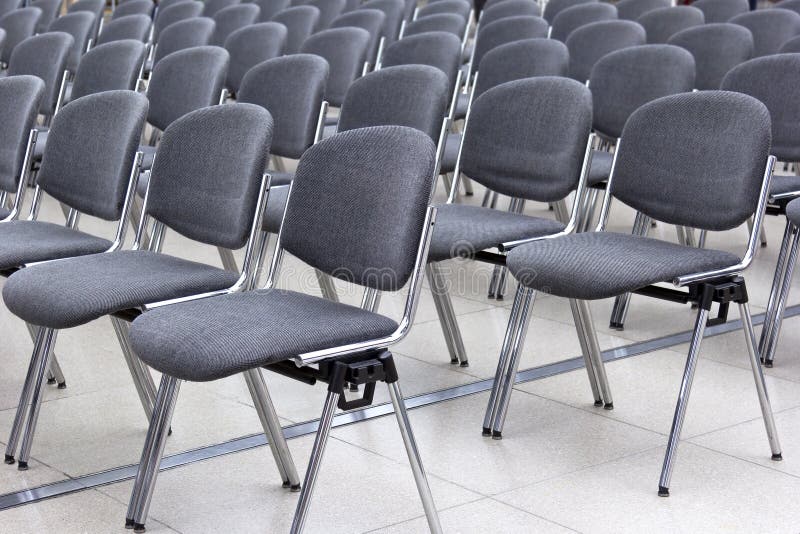 Rows of Chairs stock image. Image of meeting, seminar - 62670355