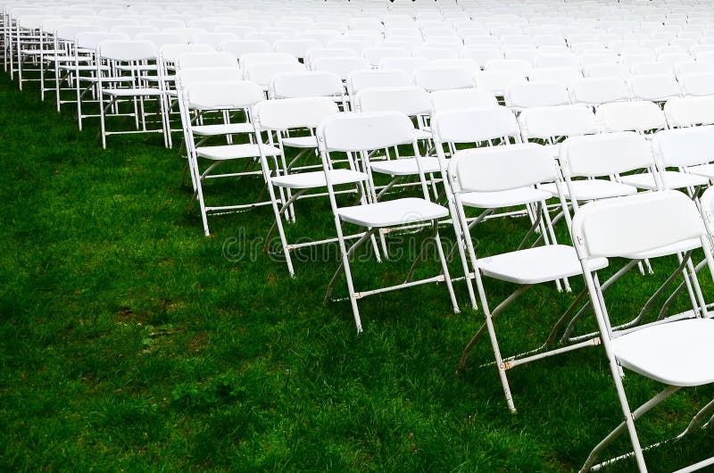 Rows Of Chairs At A Graduation Ceremony Stock Image - Image of ceremony ...
