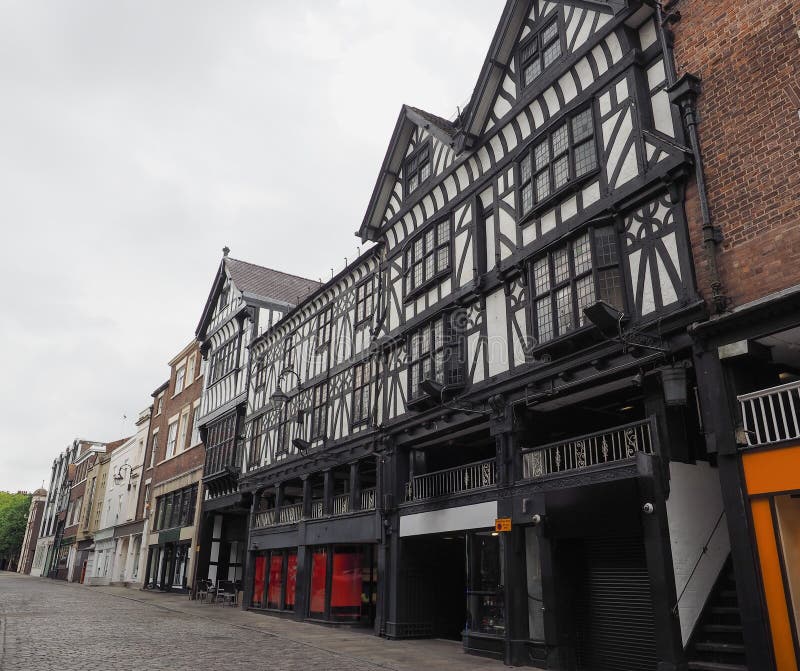 Rows in Chester stock image. Image of north, chester - 372715921