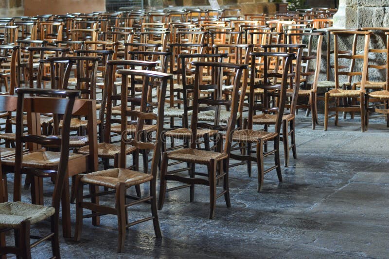 Rows of church benches. stock photo. Image of ceremony - 86701084