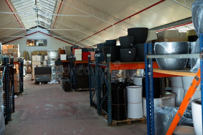 Rows of red clay pottery stock image. Image of close, handicraft - 2001347