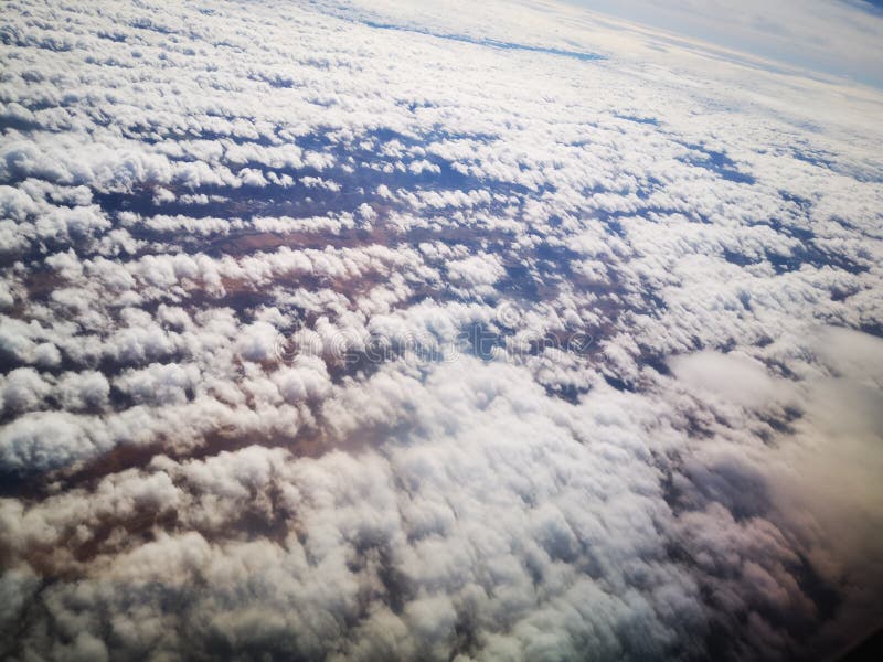 Rows of Clouds stock photo. Image of clouds, lines, white - 13928176