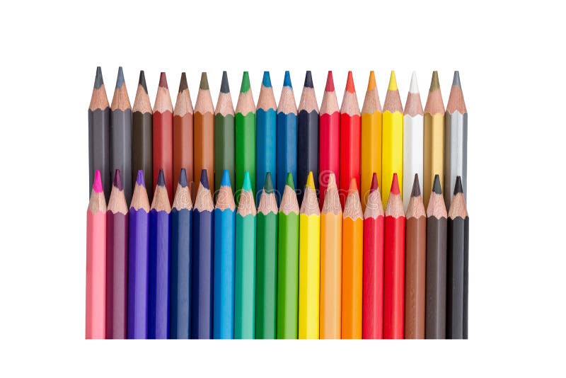 Row color pencil stock photo. Image of educational, tools - 15751948
